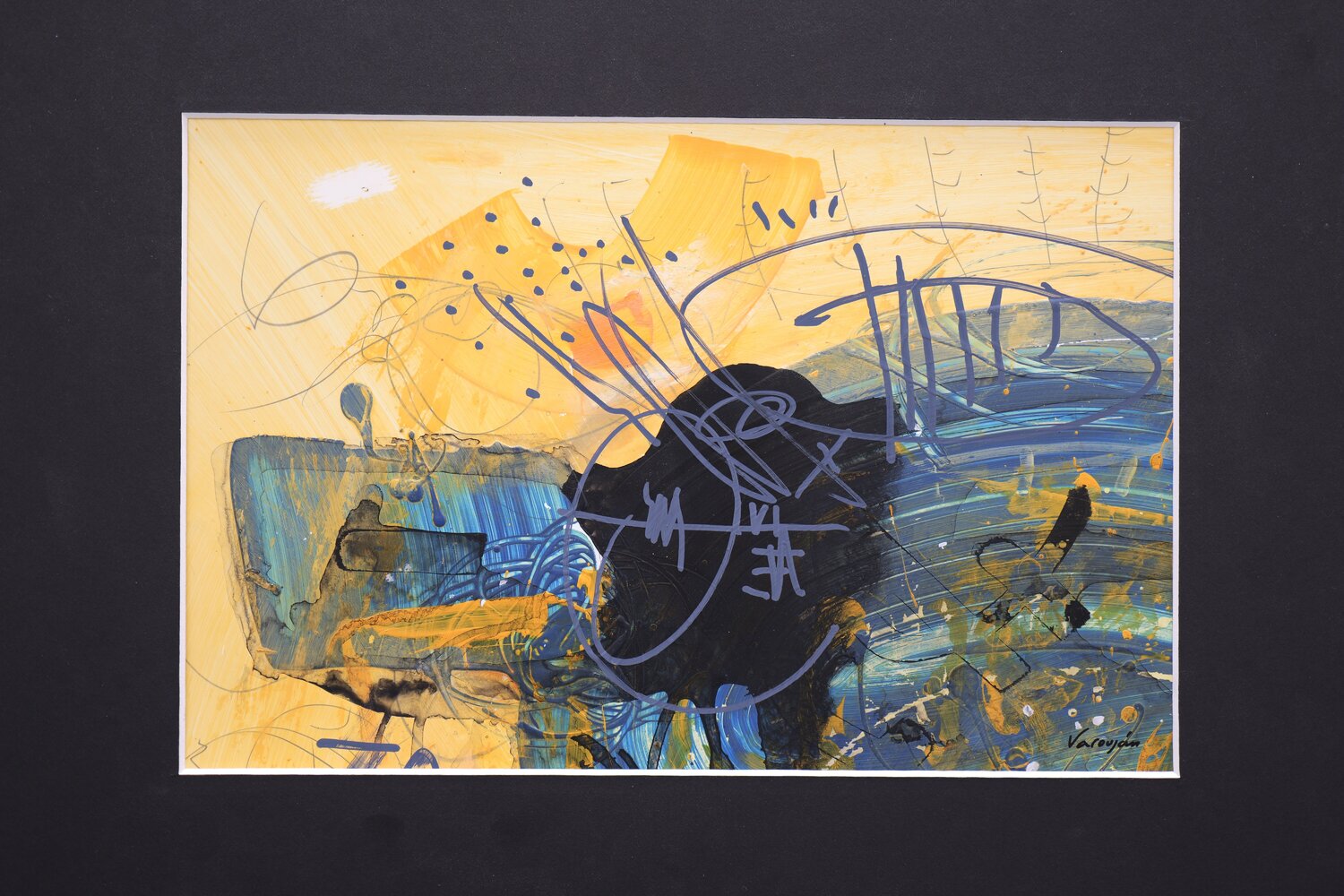 Story - Part 1 by Varoujan Hovakimyan (2025) : Painting Acrylic, Pencil ...