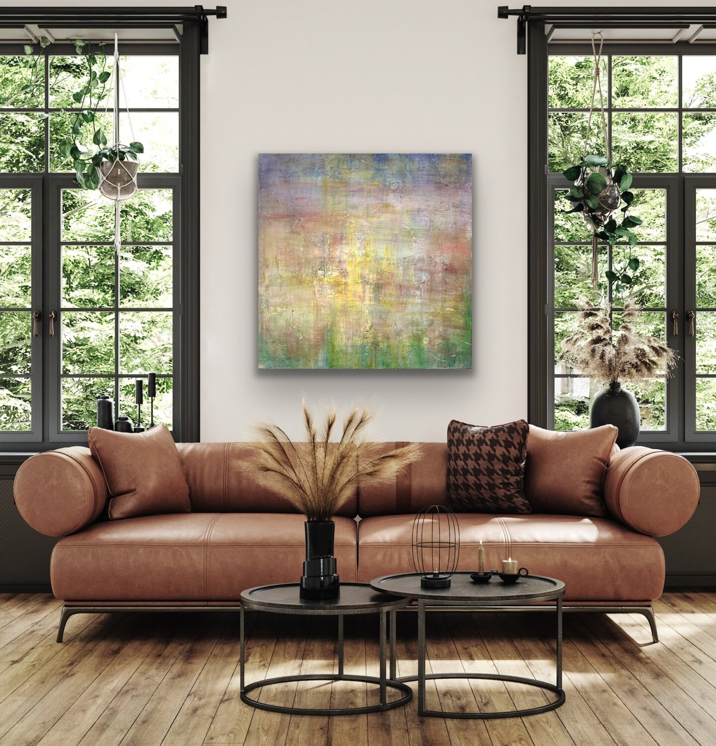 THROUGH THE MIST by Monica Maja Richardson (2026) : Painting Acrylic ...