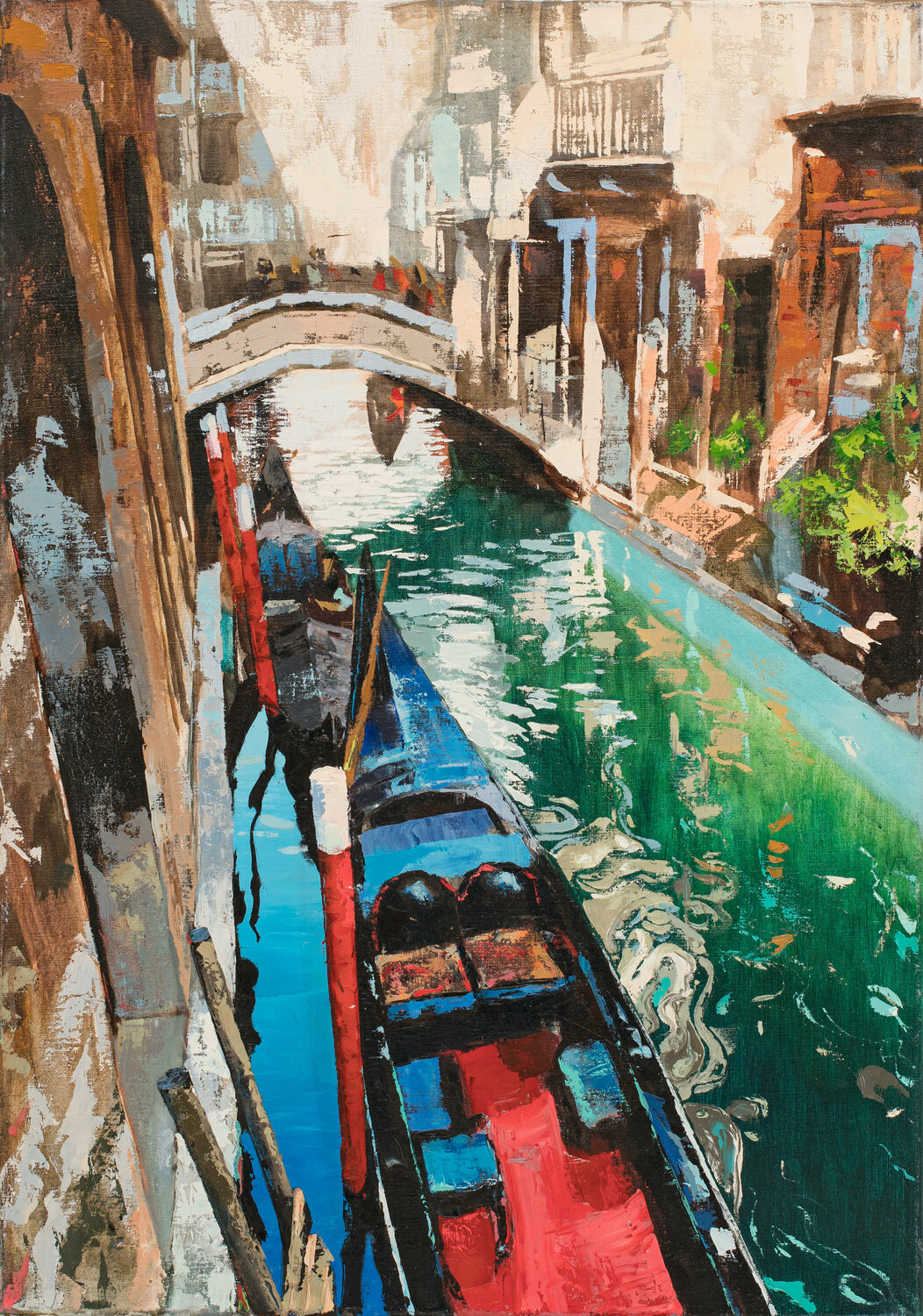 Venice by Daniil Mikhailov (2017) : Painting Oil on Canvas - Singulart