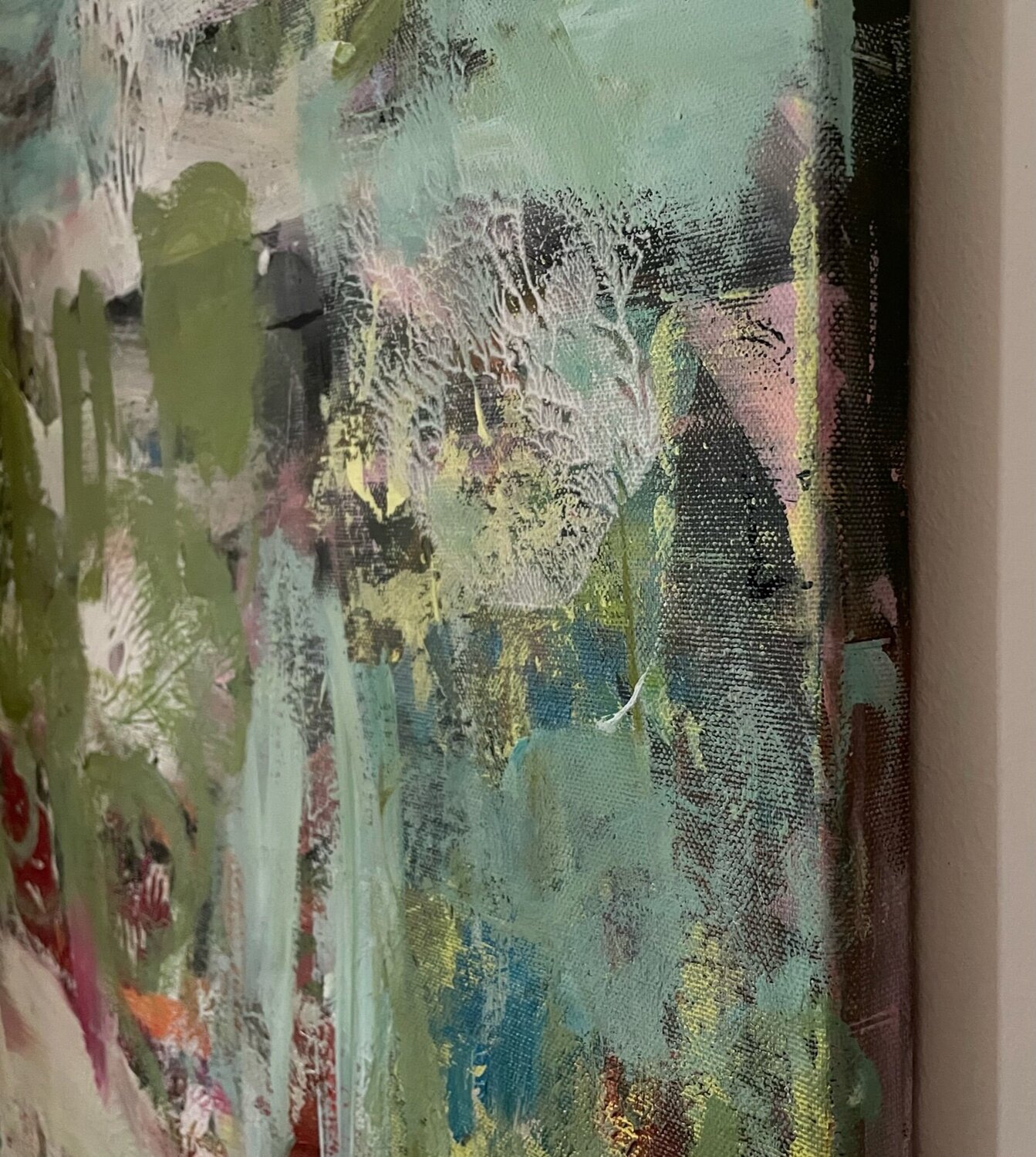 Pond in the Wroclaw Botanical Garden by Christel Haag (2023) : Painting ...