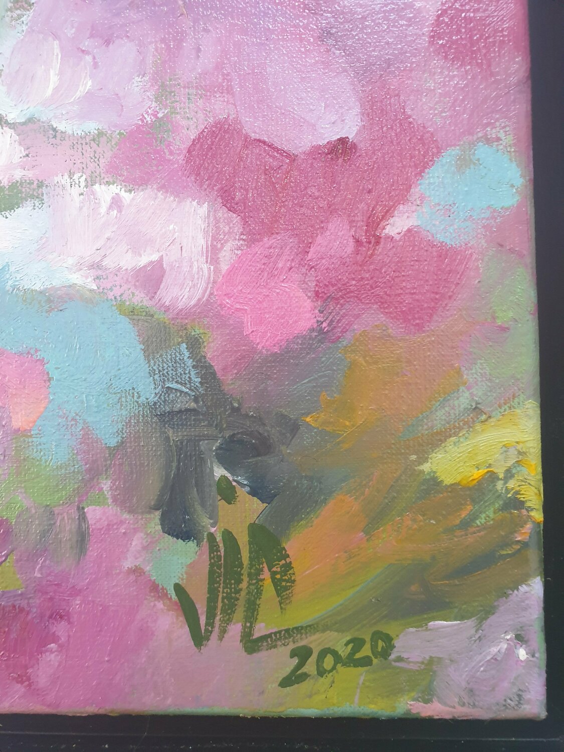 Sakura Flowers by Vali Irina Ciobanu (2020) : Painting Oil on Canvas ...