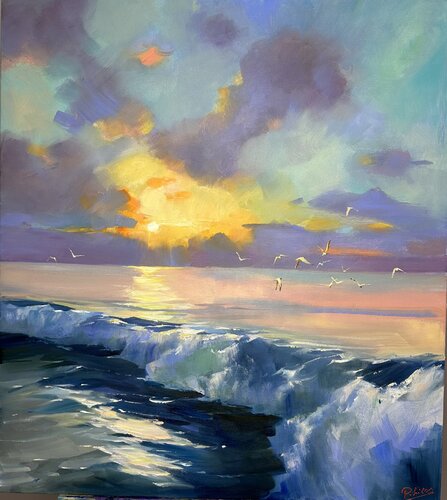 Goodwill gesture by Alena Kruchkova (2023) : Painting Oil, Pigments on ...