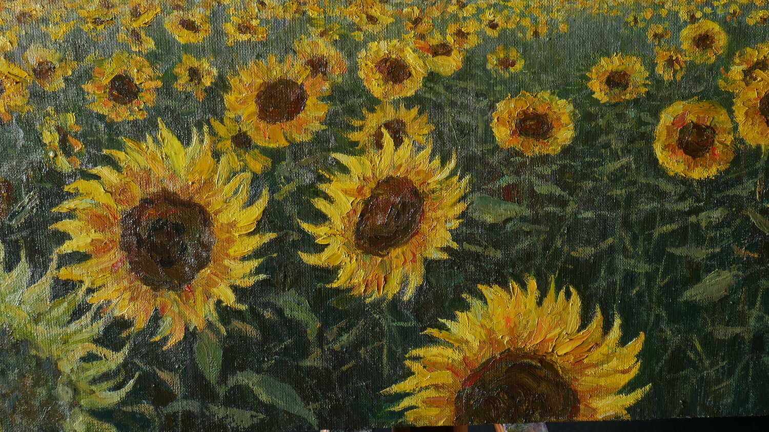 Original Monet Sunflowers