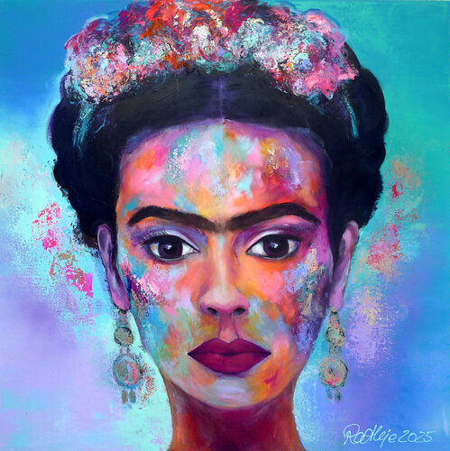 Frida 03 by Manuela Rathje (2025) : Print Giclée print on Canvas ...
