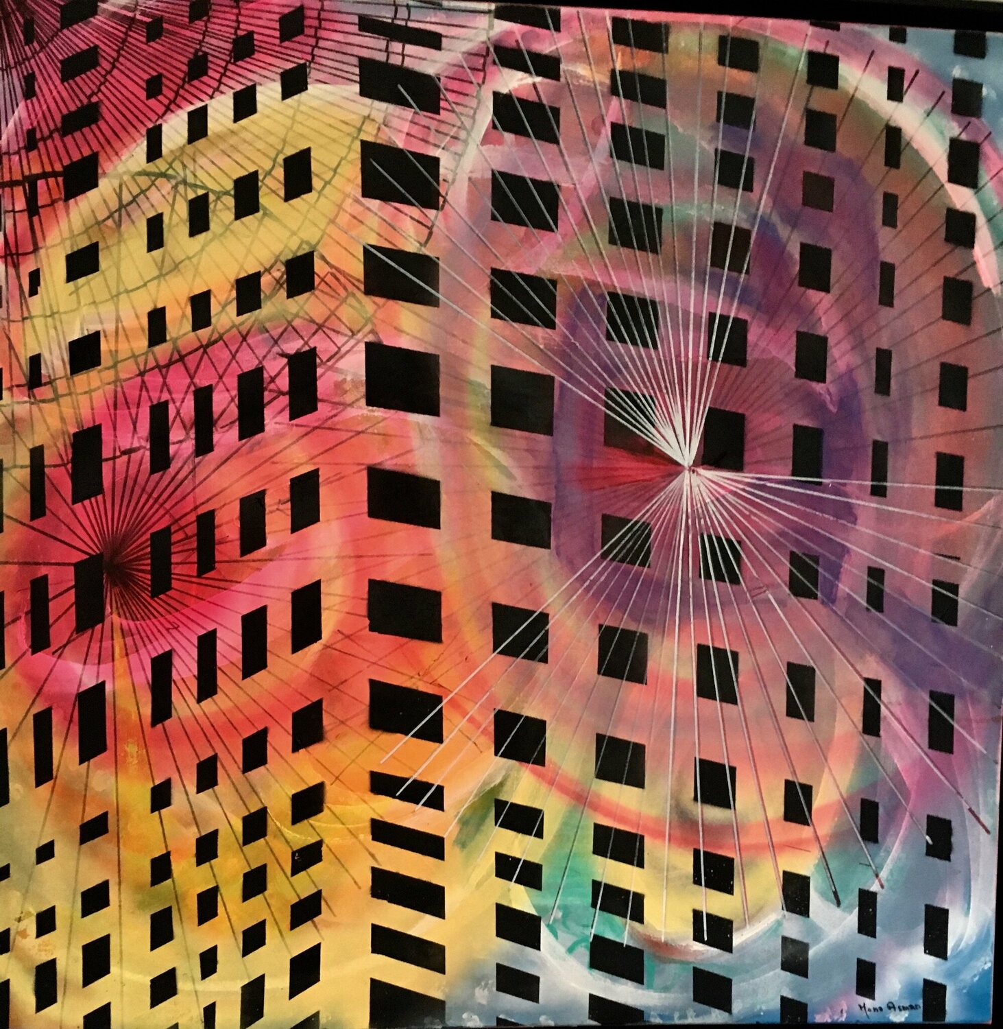 Remembering Zaha Hadid de Mona Asmar Hecker (2016) : Peinture Acrylique ...