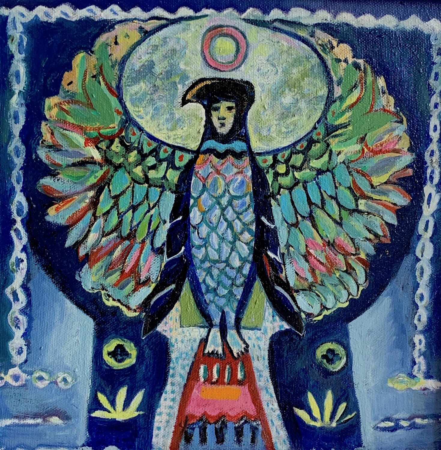 Garuda Bird Painting