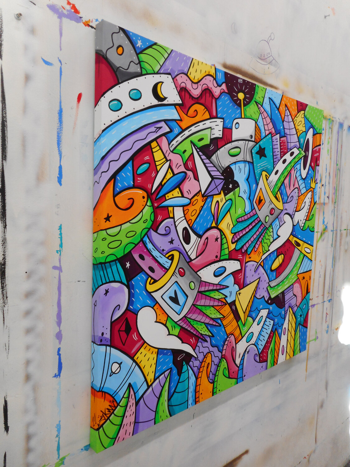 Call me by SKIM Francesco Forconi (2021) : Painting Acrylic, Ink on ...