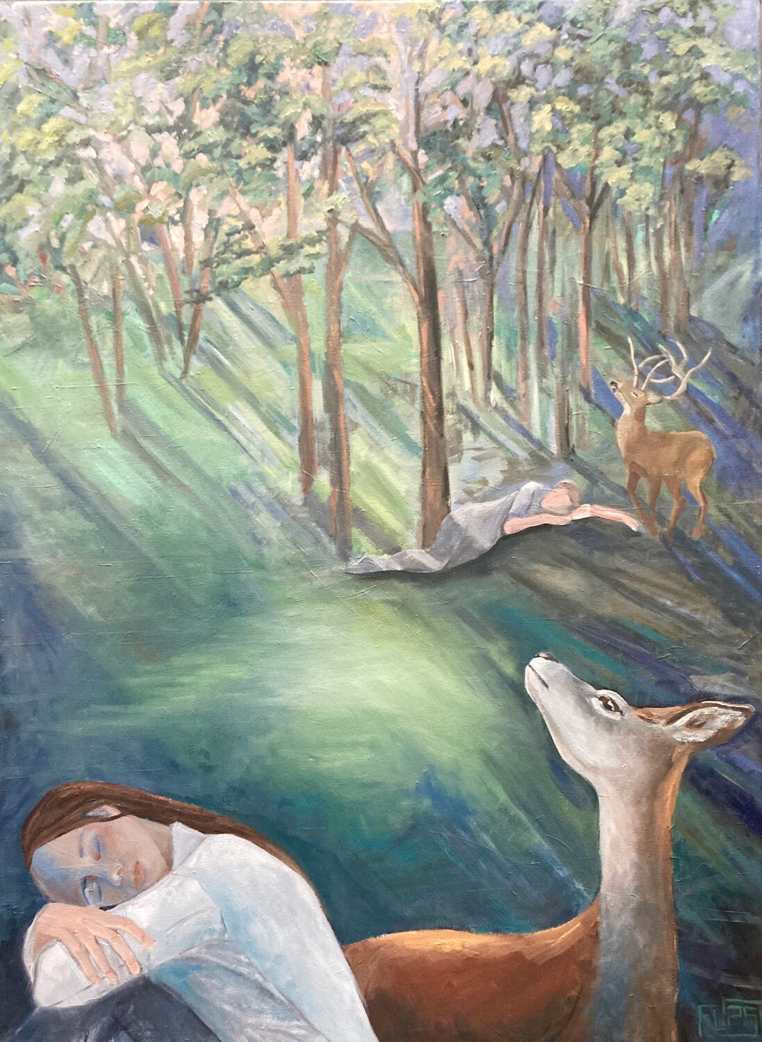While We Were Sleeping by Johanna Furst (2022) : Painting Oil on Canvas ...