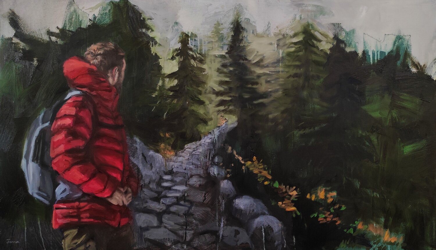 Adventure Awaits by Janna Prinsloo (2022) : Painting Acrylic, Oil on ...