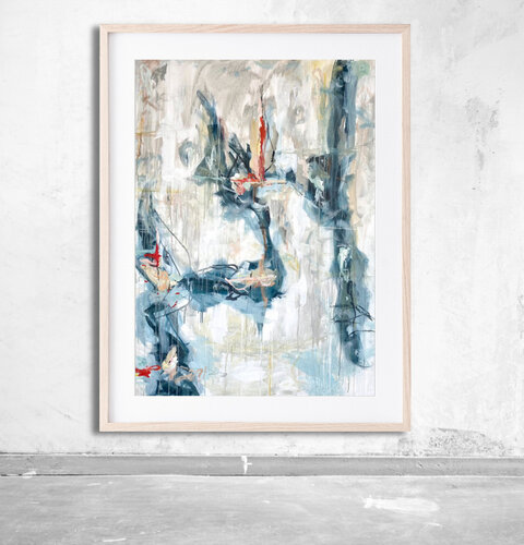 formas de un atomo by Jimena Carranza (2022) : Painting Acrylic, Oil on ...