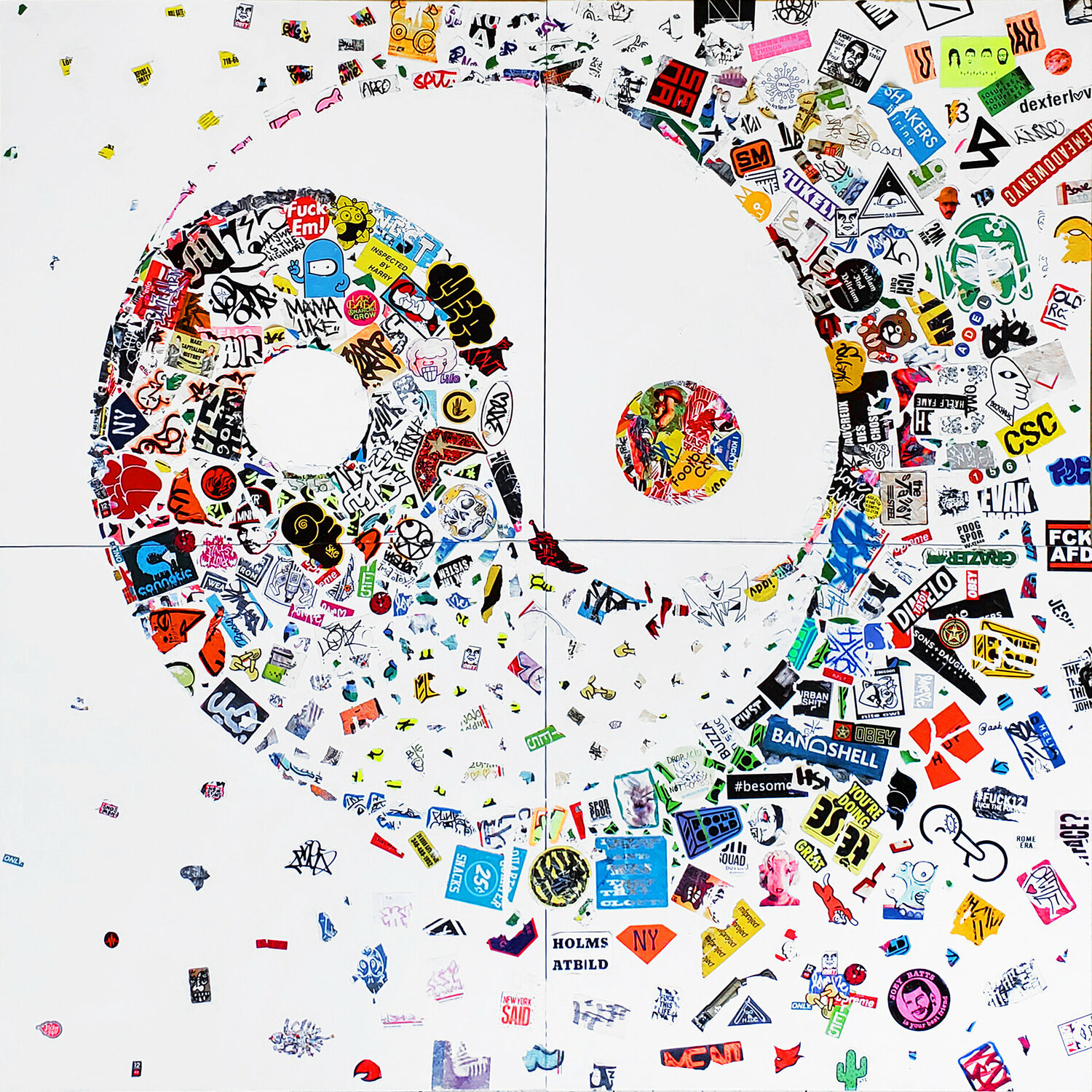 YIN YANG FRAGMENTS de Egon Zippel (2020): Otros medios Acrílico ...