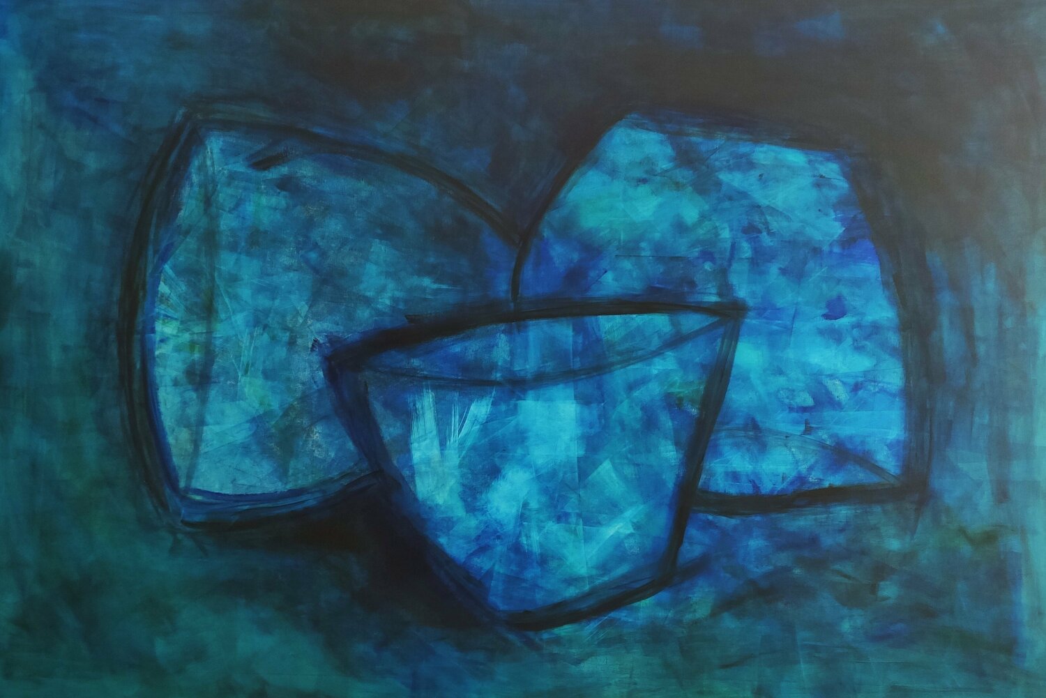 My Blue by Thia Path (2020) : Painting Acrylic on Canvas - SINGULART