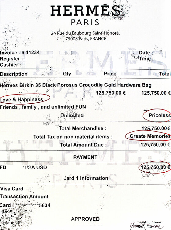 Hermes Receipt Template