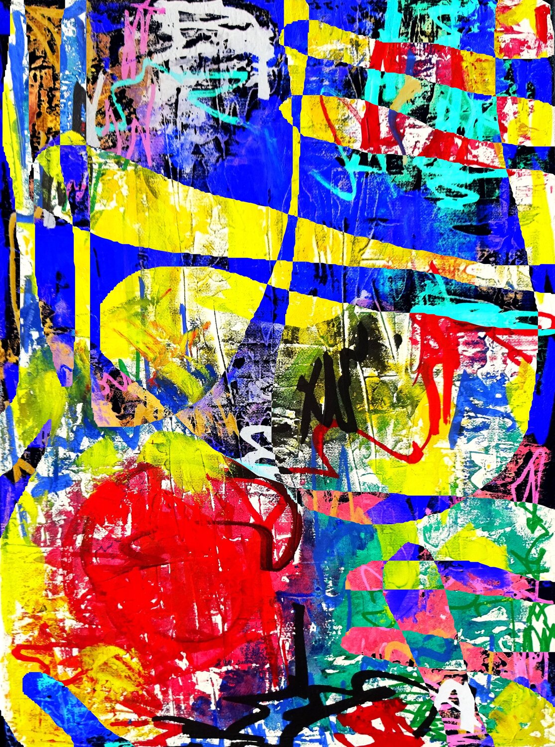 Series "Famous Red Dot" #2 von Volker Mayr (2023): Digital Digital auf ...