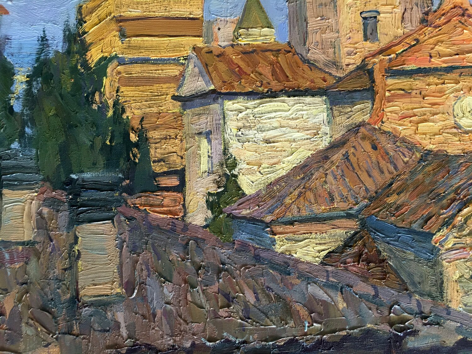 Grottammare by Vasiliy Kuraksa (2011) : Painting Oil on Canvas - Singulart