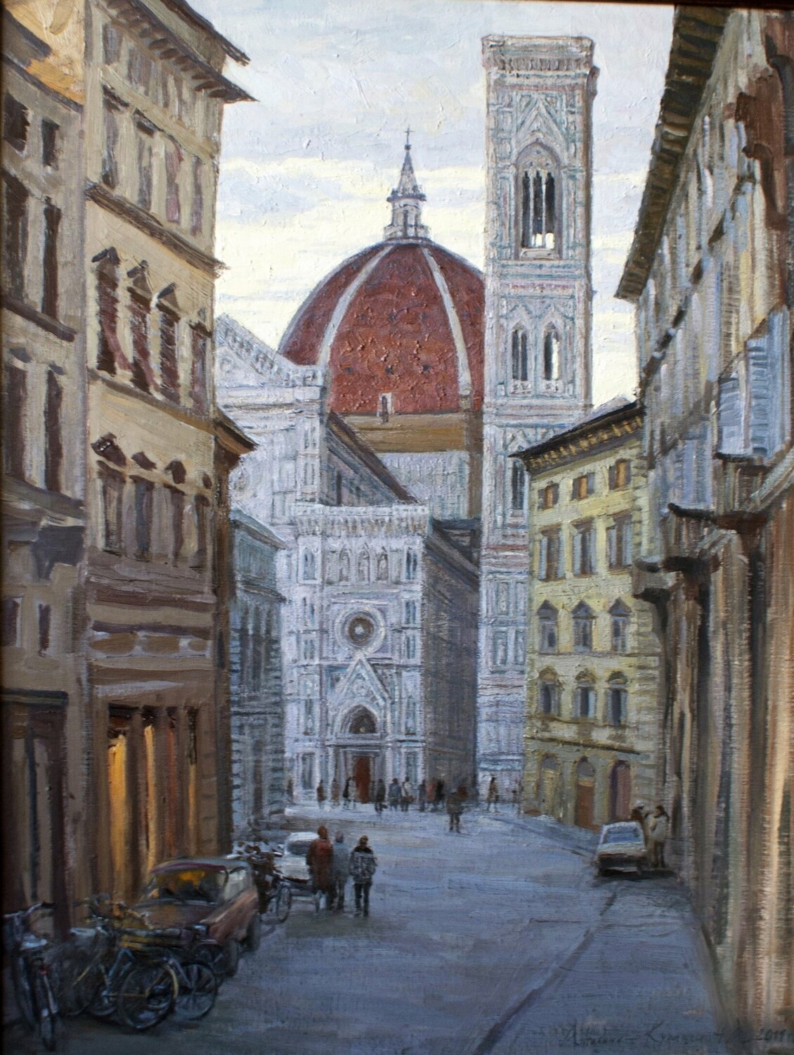 Narrow street in Florence Vasiliy Kuraksa