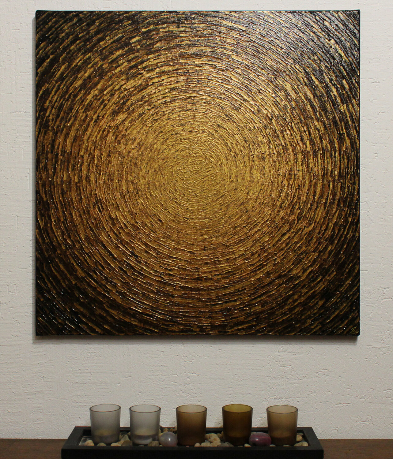 Éclat or marron by Jonathan Pradillon (2021) : Painting Acrylic, Spray ...