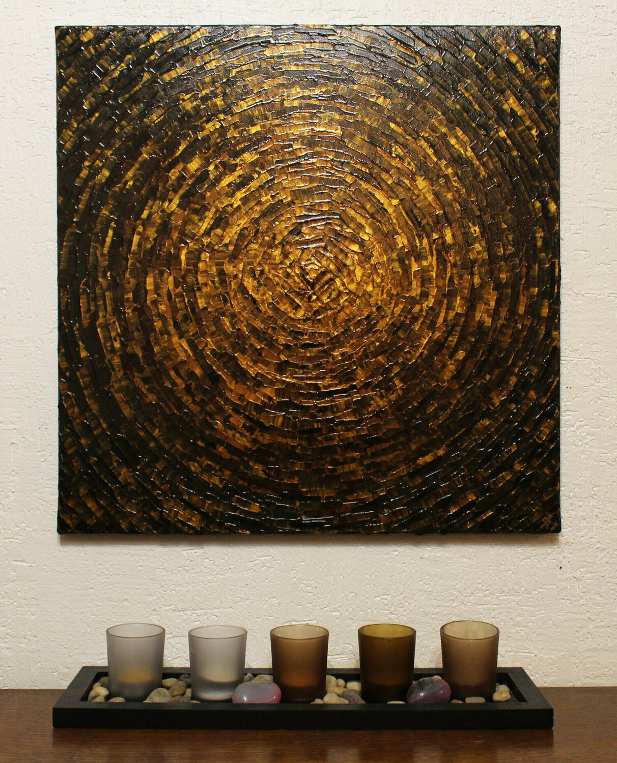 Éclat de couleur marron by Jonathan Pradillon (2019) : Painting Acrylic ...