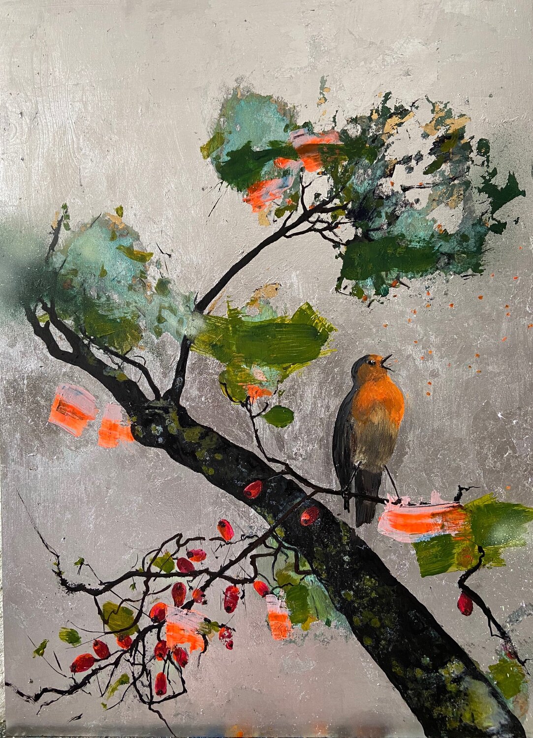 a perfect day by Gaby Roter (2022) : Painting Acrylic, Spray Paint on ...