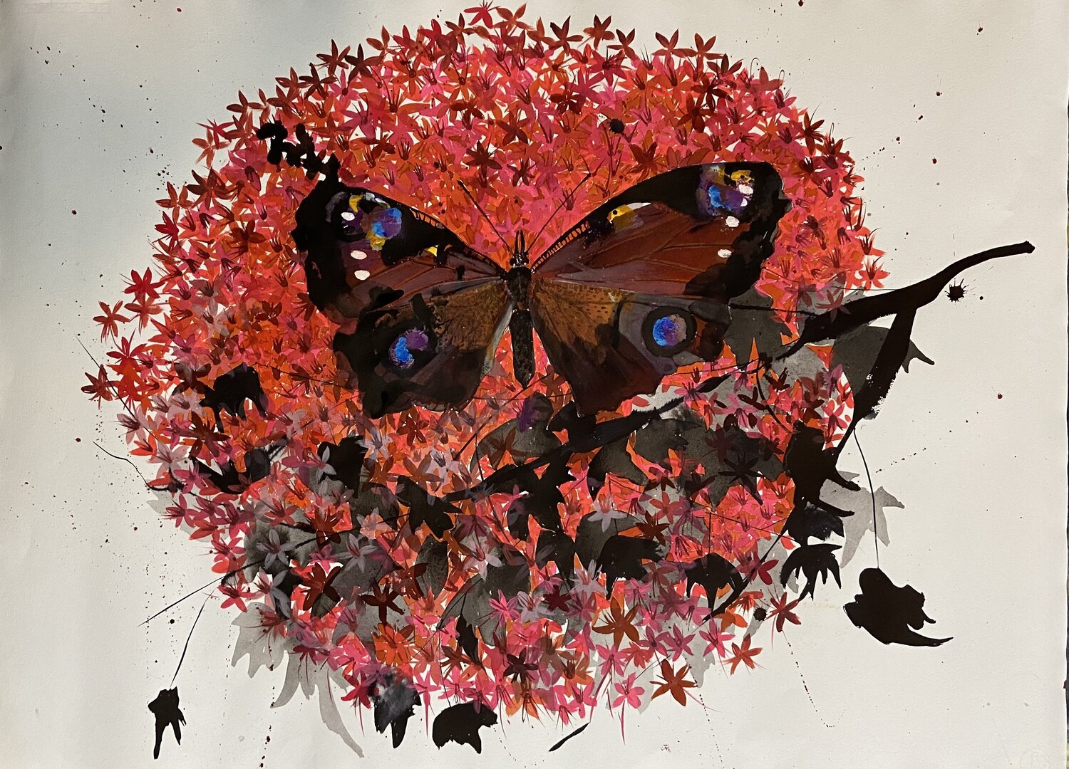 circle of life by Gaby Roter (2023) : Drawing India Ink on Paper ...