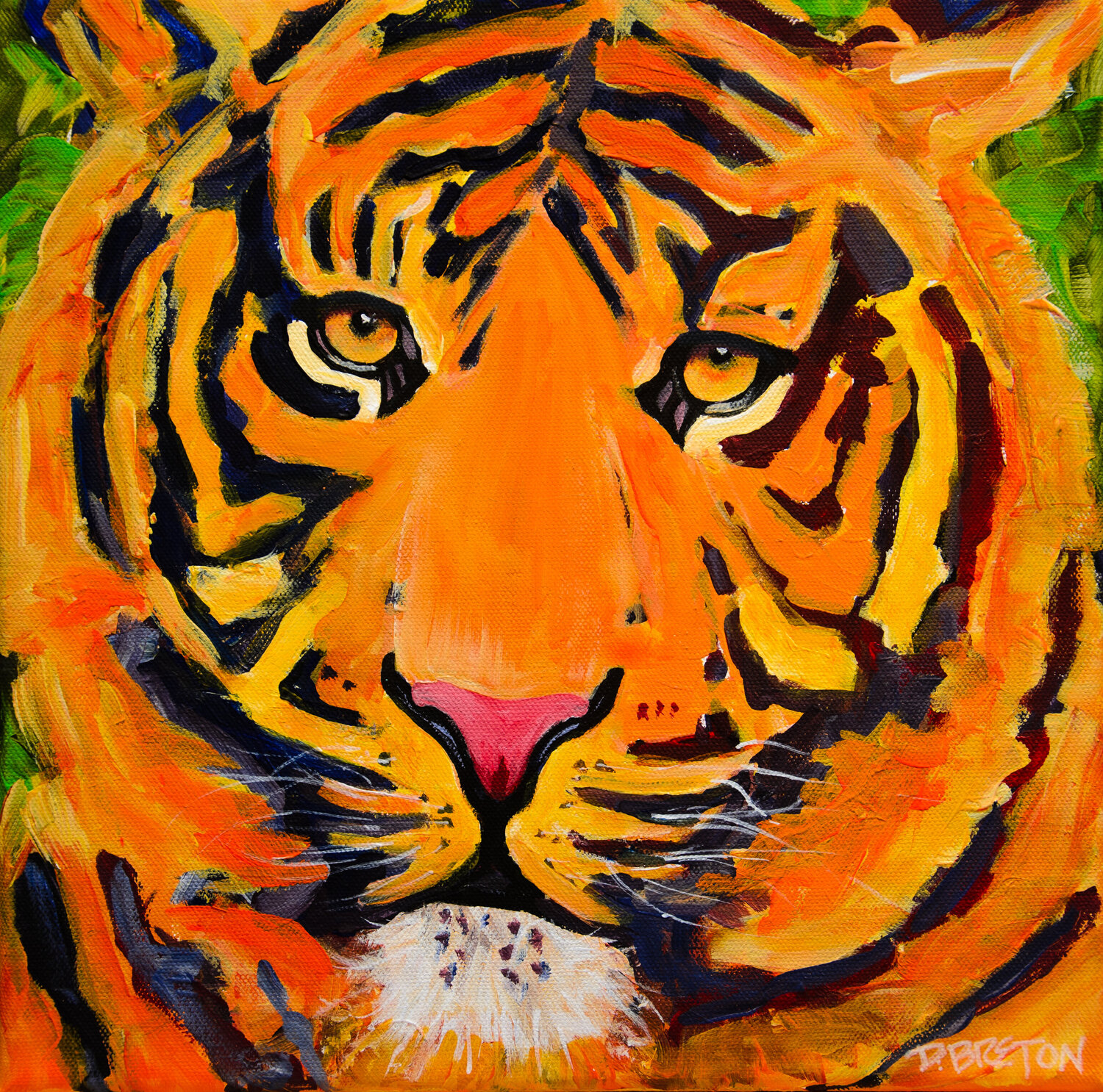 Tiger Paintings Abstract