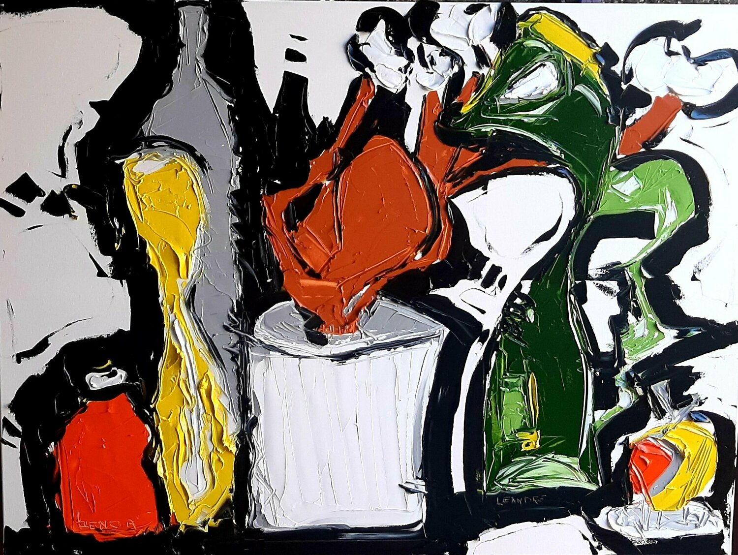 Le pot à eau vert by Benoit Andre (2022) : Painting Oil on Canvas ...