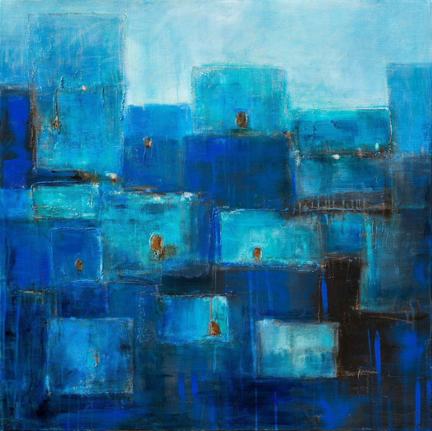 Impromptu by Solveiga (2022) : Painting Acrylic, Chalk on Canvas ...