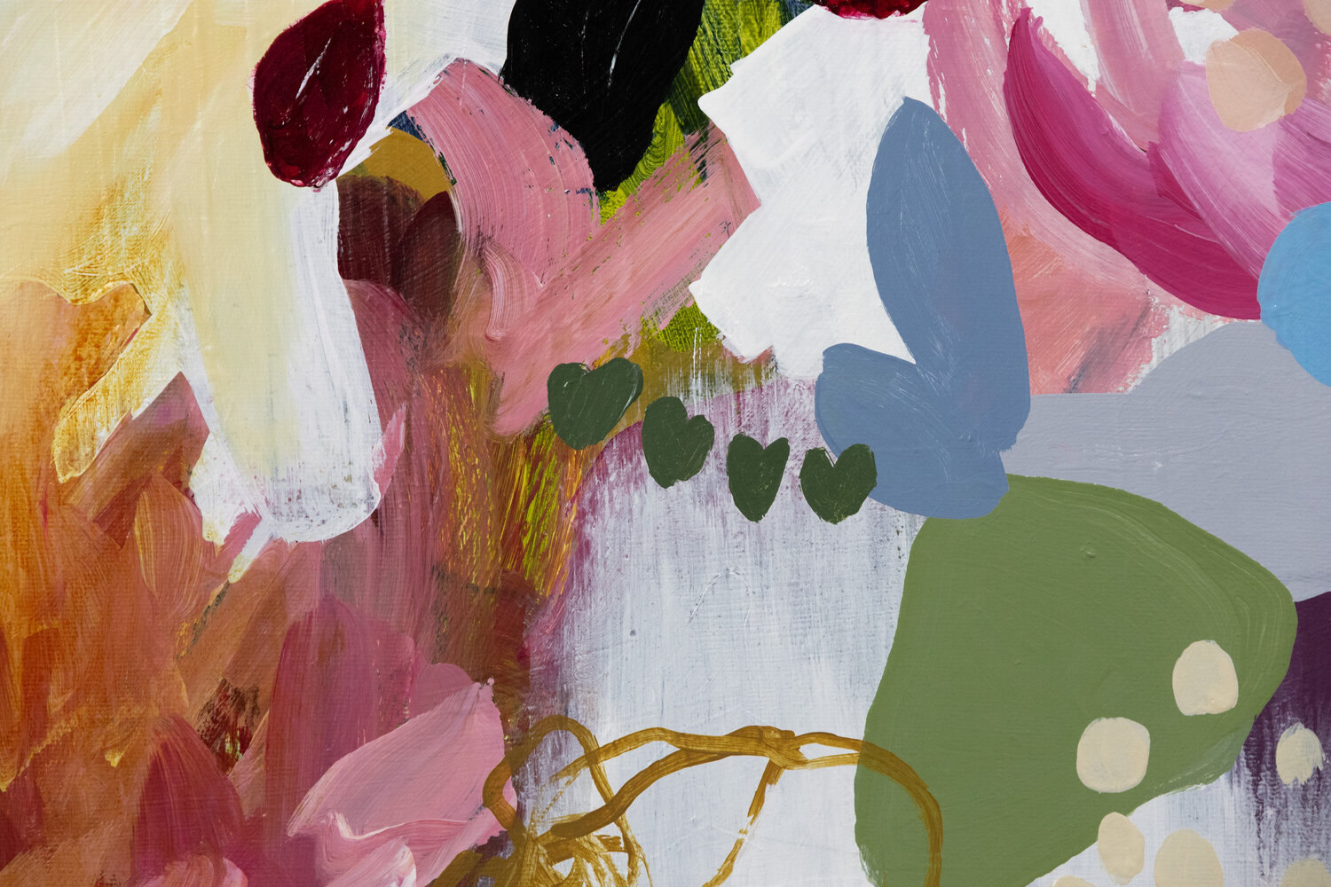 Je te promets by Chantal Proulx (2026) : Painting Acrylic, Pencil on ...