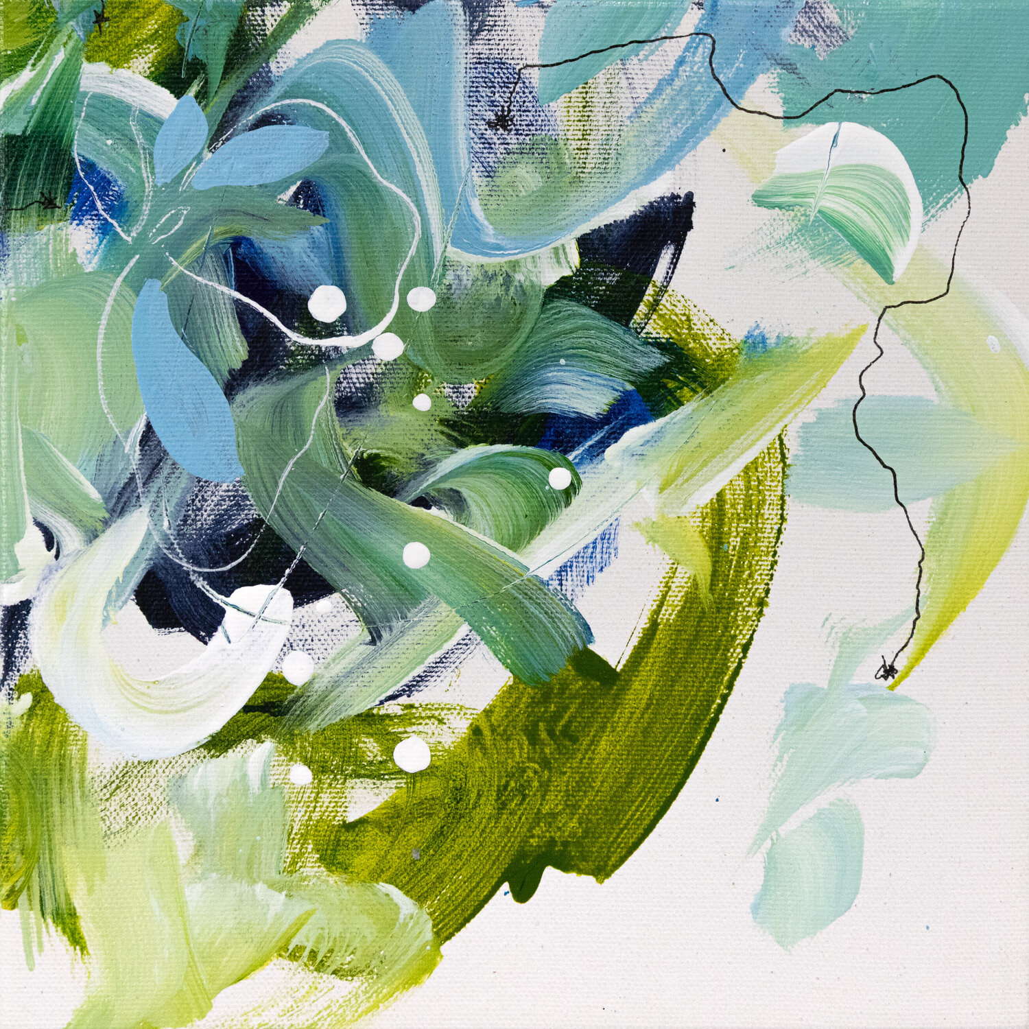 Comme un murmure sur ma peau by Chantal Proulx (2025) : Painting ...
