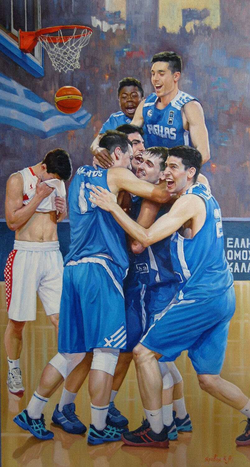 Greek victory by Ksenia Yarovaya (2016) : Painting Oil on Canvas ...