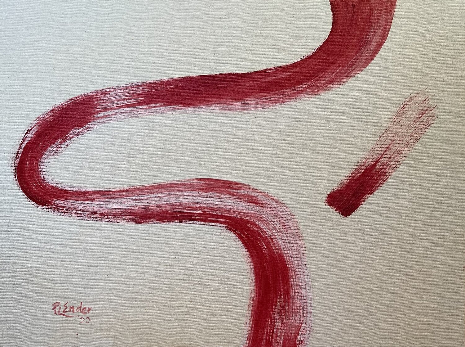 Continuing by Pauline Ender (2023) : Painting Acrylic on Canvas - Singulart