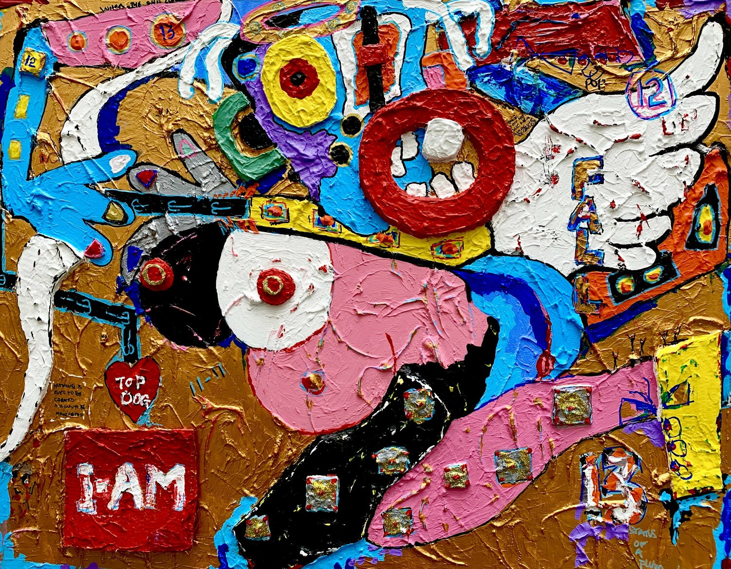 Hells angel by Victor Davies (2019) : Painting Acrylic, Gouache on ...