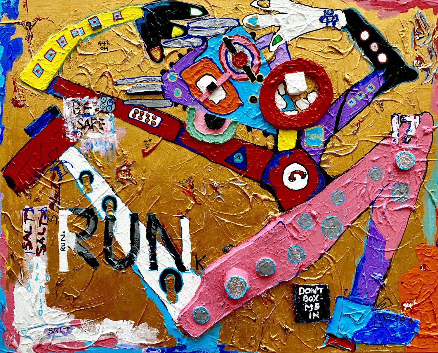 Running Man Painting