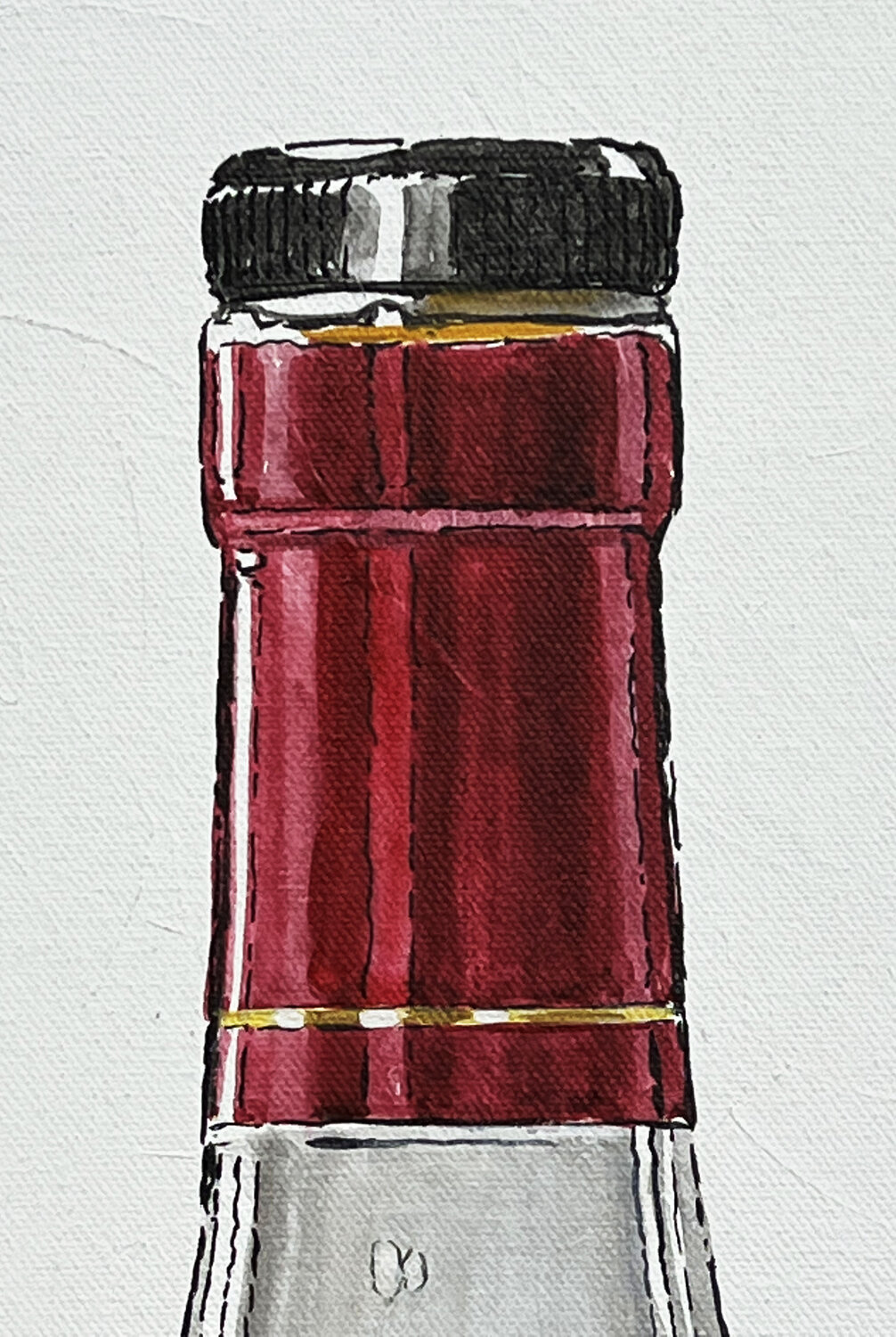 Weller and Pappy with Cohiba Cigar by Ian Greathead (2023) : Painting ...