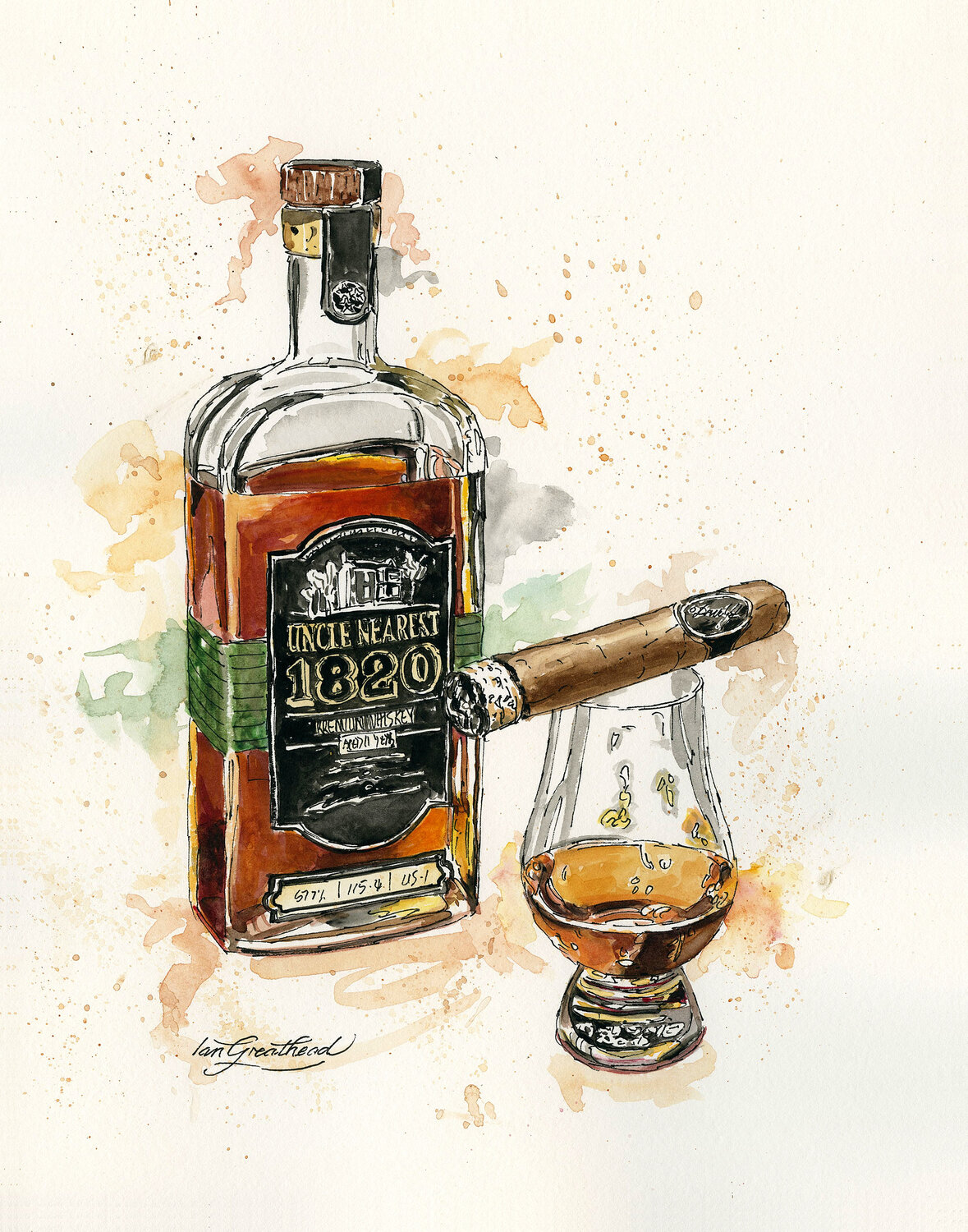Whiskey Drawing