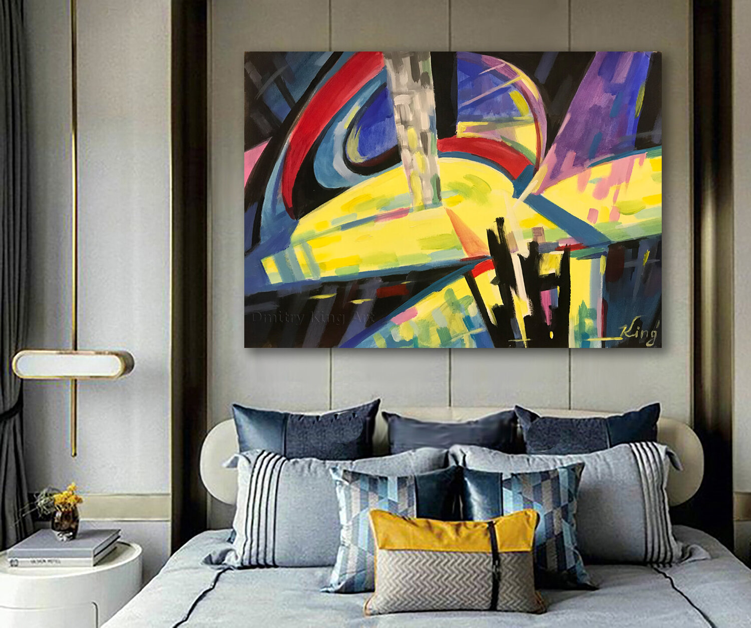 Following Your Own Path by Dmitry King (2024) : Painting Acrylic on ...