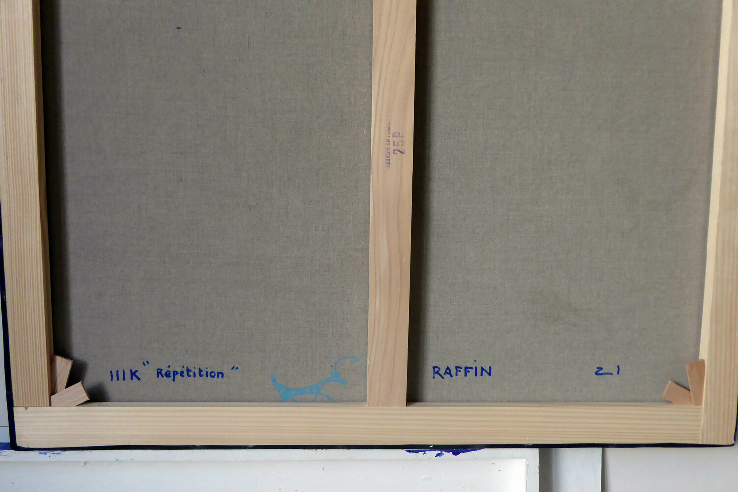 CACHE CACHE by Gilbert Raffin (2021) : Painting Acrylic on Canvas ...