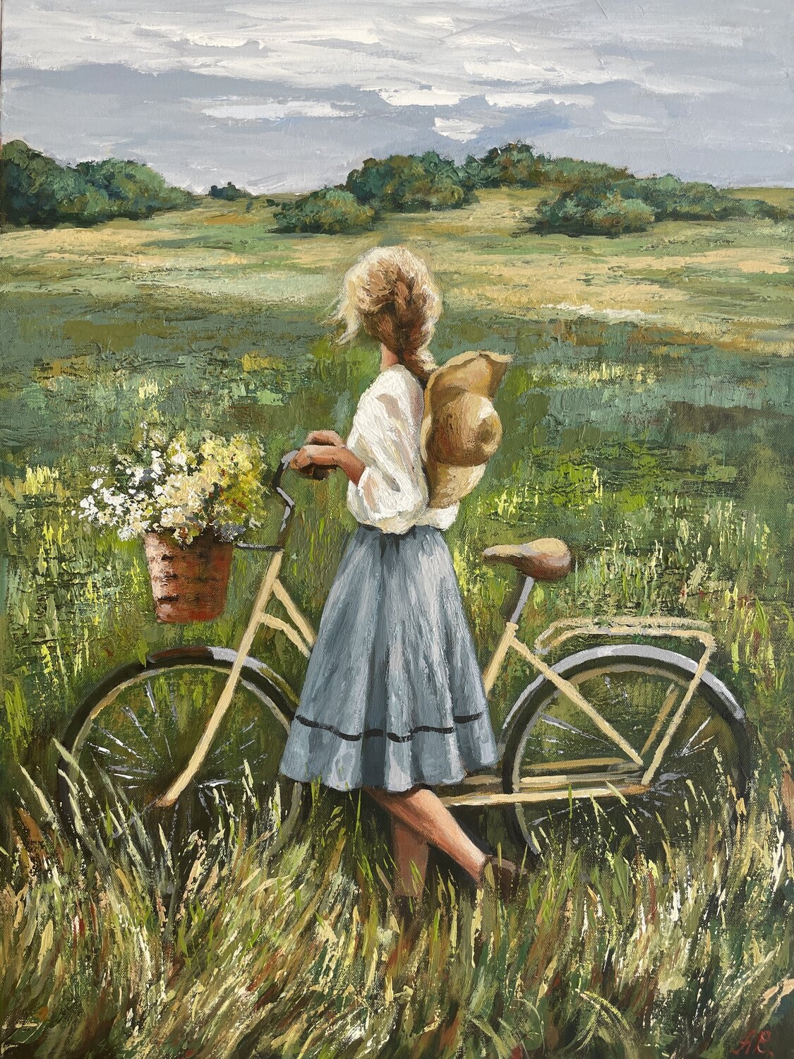 End of Summer by Anna Reznikova (2023) : Painting Acrylic on Canvas ...