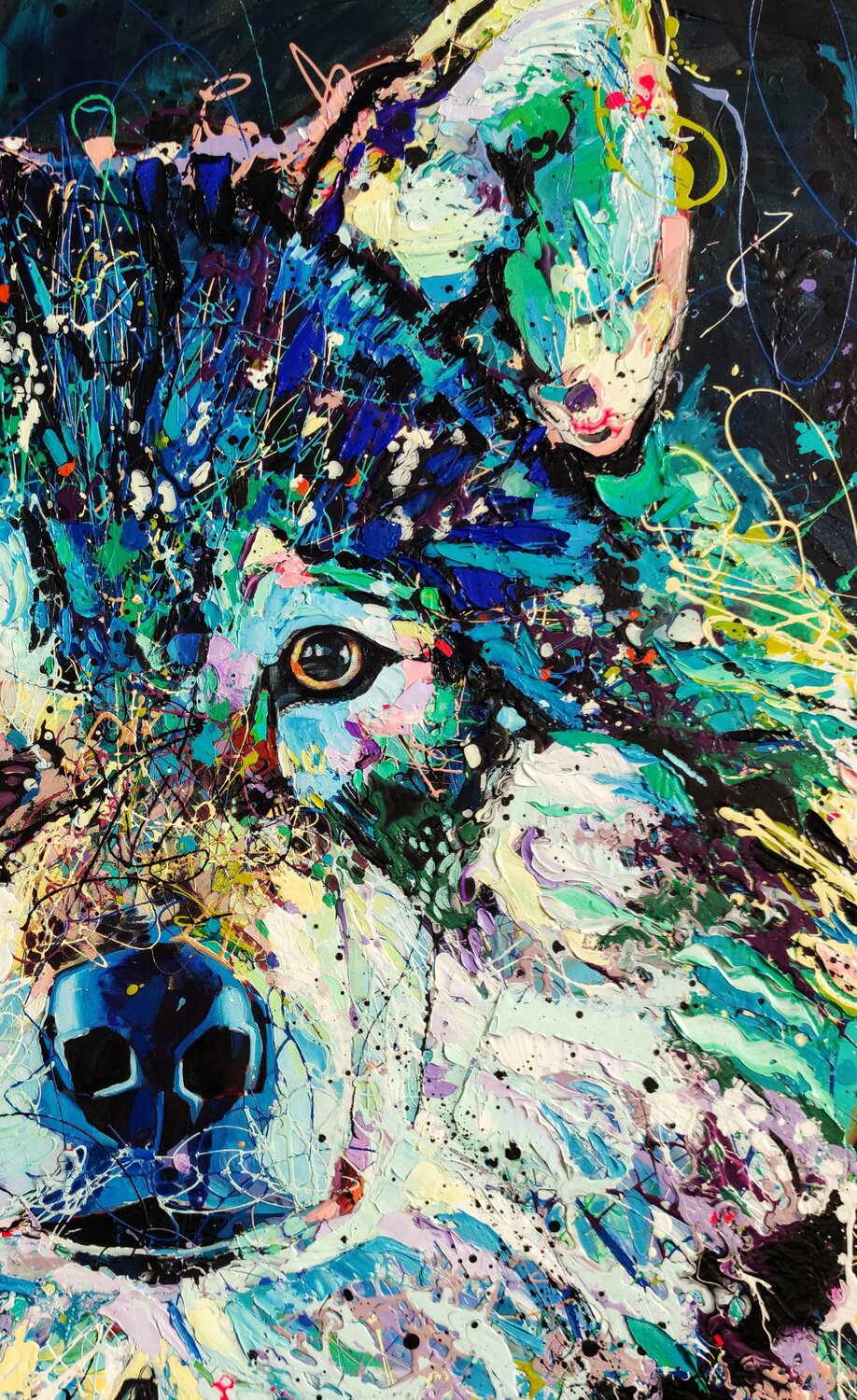 Alpha by Angie Wright (2022) : Painting Oil on Canvas - Singulart