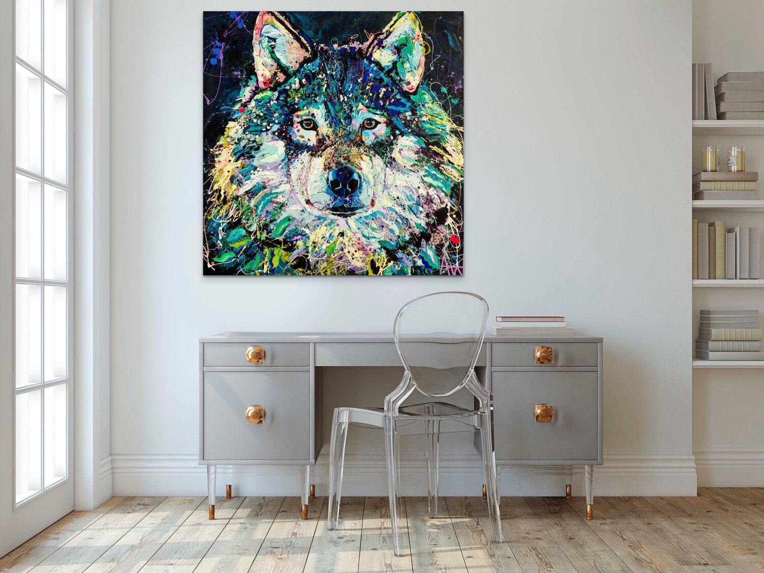 Alpha by Angie Wright (2022) : Painting Oil on Canvas - Singulart