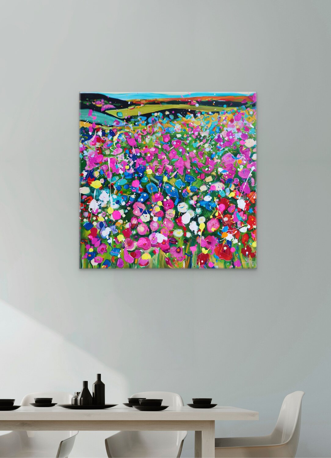 Confetti Summer by Angie Wright (2024) : Painting Oil on Canvas - Singulart