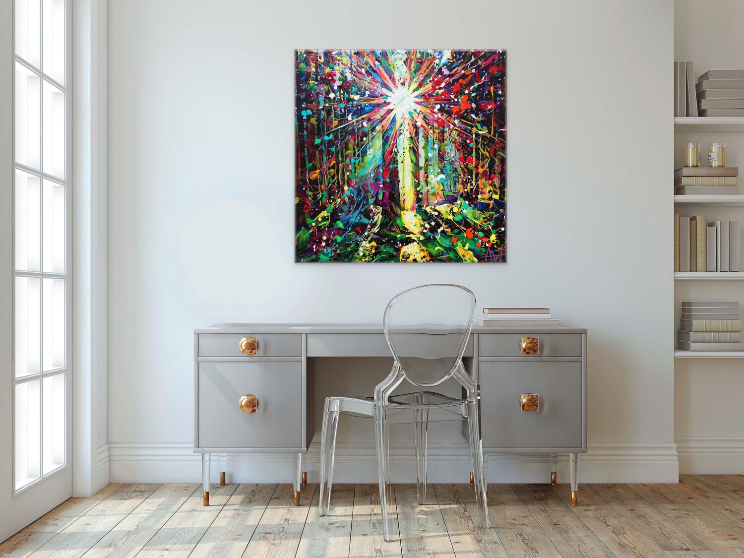 Sentient by Angie Wright (2023) : Painting Oil on Canvas - Singulart