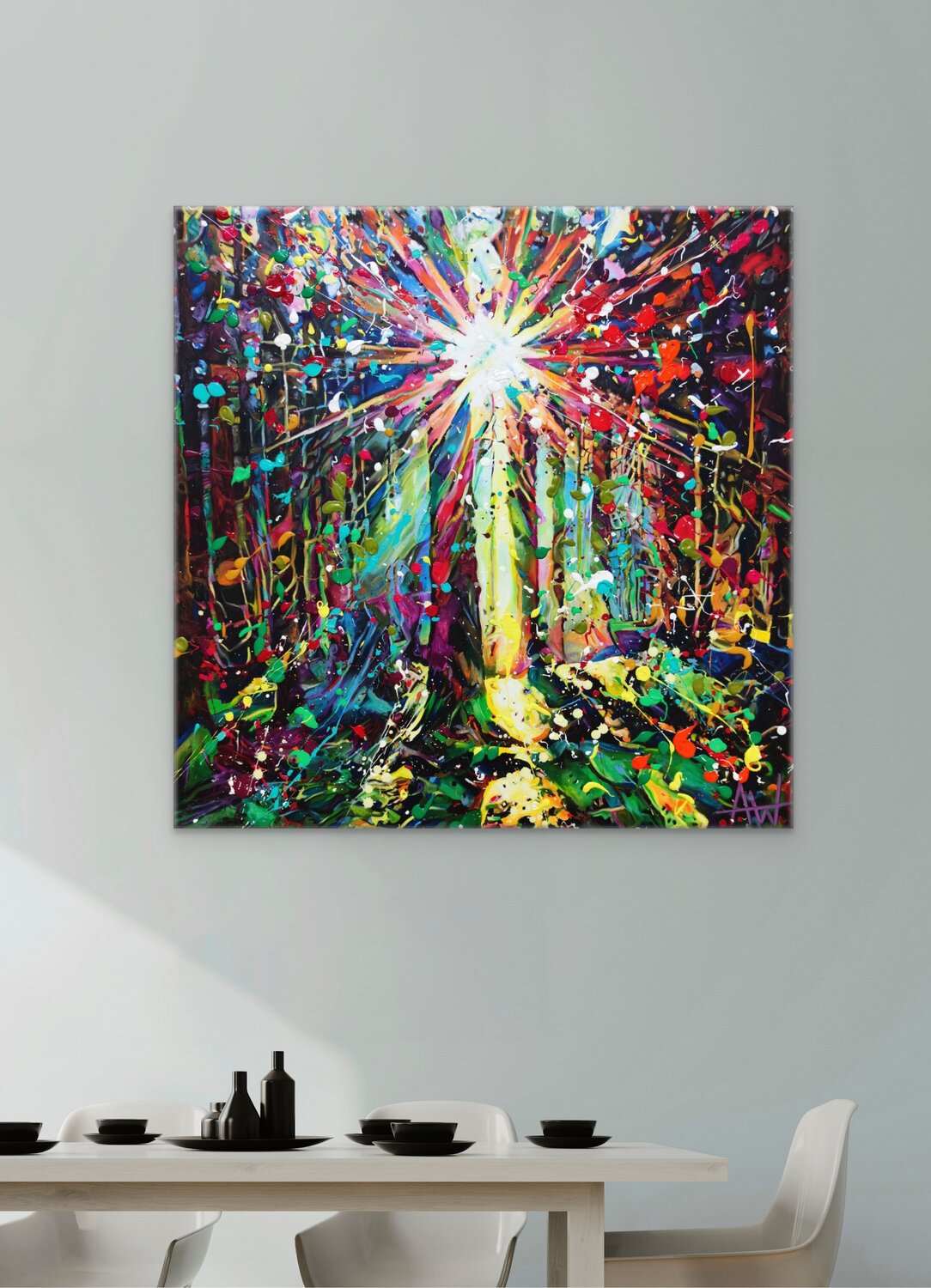 Sentient by Angie Wright (2023) : Painting Oil on Canvas - Singulart