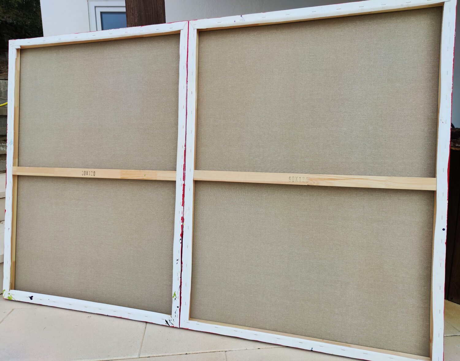 Violet Honeyday - A Jackson Pollock Love Affair von Angie Wright (2025): Malerei Acryl, Öl auf ...