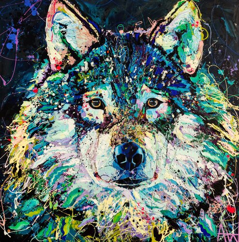 Alpha by Angie Wright (2022) : Painting Oil on Canvas - Singulart