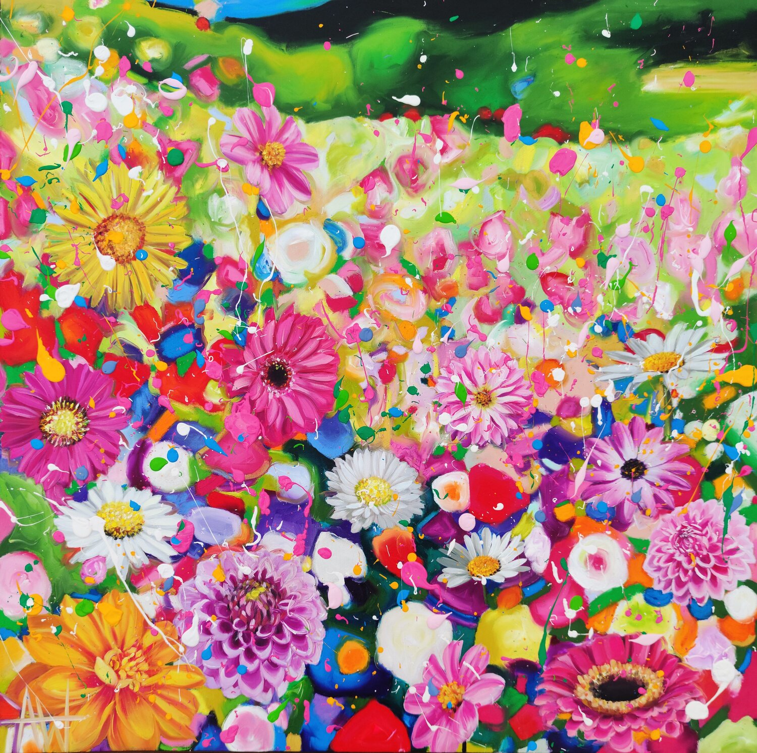 Dolly Mixtures de Angie Wright (2024) : Peinture Huile sur Toile ...