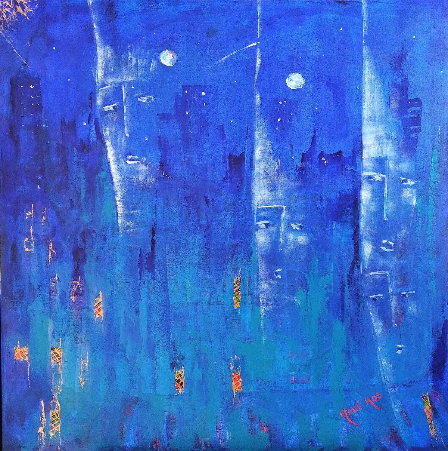 Empreintes by Mahé Ros (2019) : Painting Acrylic on Linen - Singulart