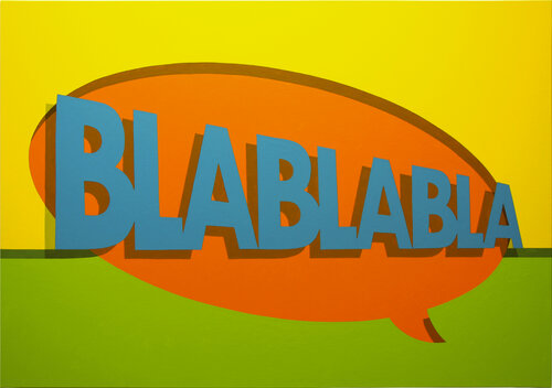 BLABLABLA blue/orange/yellow/green by Francesco Alpigiano (2021 ...