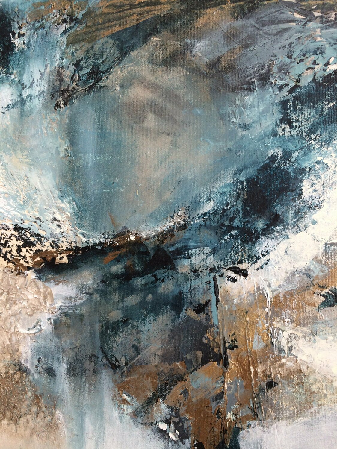 Clin d’œil by Linda Laflamme (2020) : Painting Acrylic, Collage on ...