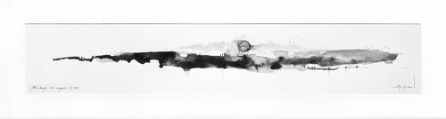 Ink on paper - Full moon n* 28 by Maja Gajewska (2023) : Work on Paper ...